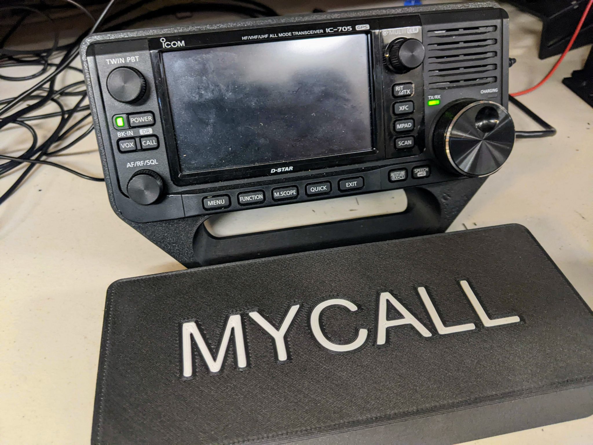 Icom IC-705/IC-905 Radio Protective Front Cover/Shield - Schipsoft.com