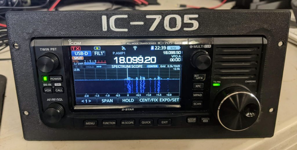 Icom IC-705/IC-905 Bulkhead Mount/Adapter - Schipsoft.com