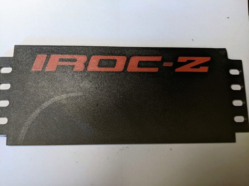 Third Gen Camaro "IROC-Z" Stereo Delete "Blank" - Schipsoft.com